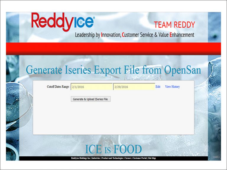 Reddy Ice Admin Tool | Kris Incorp